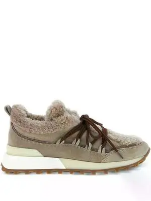 Brunello Cucinelli Monile Fur-lined Trainers