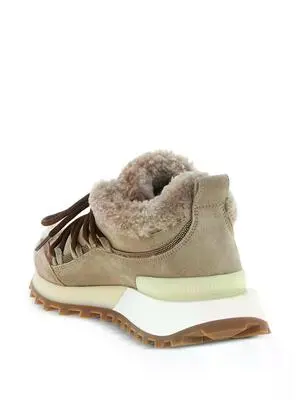 Brunello Cucinelli Monile Fur-lined Trainers