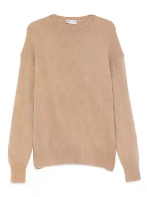 STATE OF ORDER Mohair Roundneck Sweater - Brown