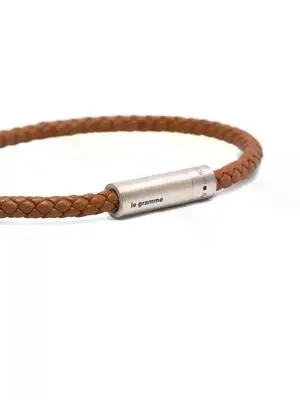 Le Gramme 7g Leather Cable Bracelet