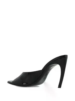 Attico 100mm Peep-toe Stiletto Sandals - Black