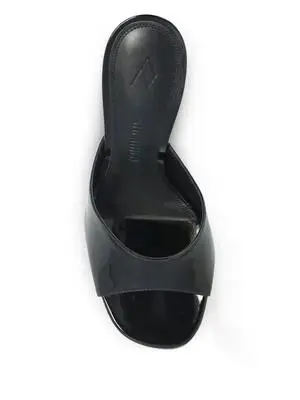 Attico 100mm Peep-toe Stiletto Sandals - Black