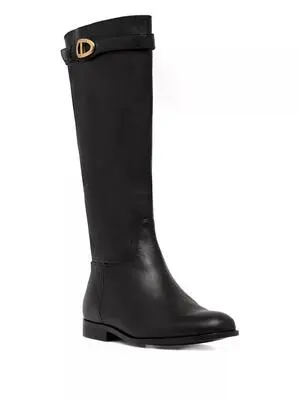 TWINSET Oval T Knee-high Boots