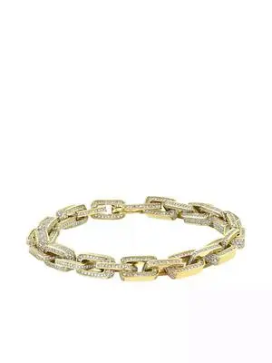Shay 18k Yellow Pavé Diamond Link Bracelet - Gold