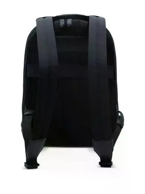 Montblanc Medium Zip Leather Backpack - Blue