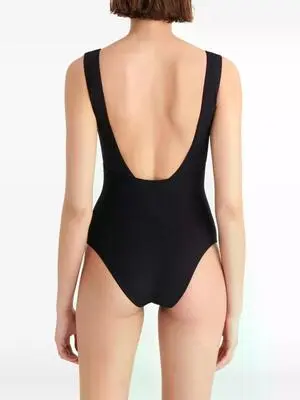 ERES V-neck One-piece Swimsuit - Black