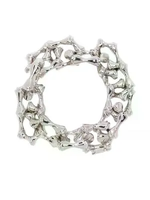 Eddie Borgo Bamboo Link Bracelet - Silver