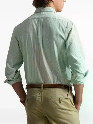 Polo Ralph Lauren Long-sleeved Striped Shirt - Green