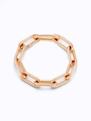BRIONY RAYMOND Diamond Link Bracelet - 14 Karat Rose Gold