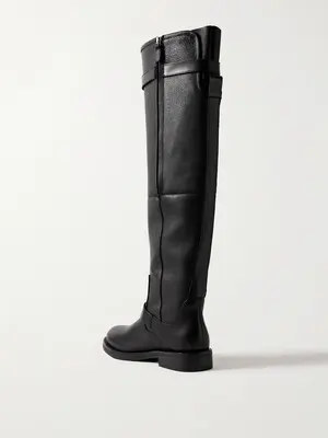 Simkhai Noah Leather Over-the-knee Boots - Black