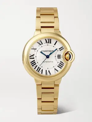CARTIER Ballon Bleu De Automatic 33mm 18-karat Watch - Gold