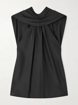 Simkhai Scarlett Cape-effect Top - Black