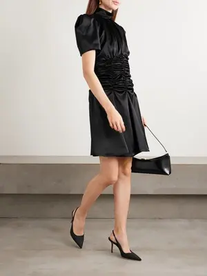 VIOLANTE NESSI Balthus Ruched Mini Dress