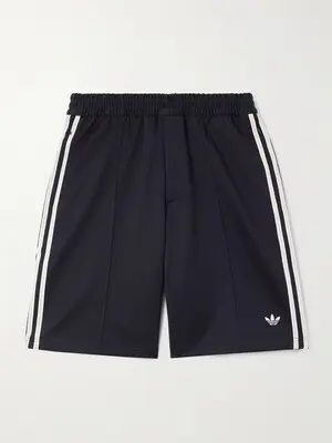 ADIDAS ORIGINALS Wales Bonner Striped Twill Shorts - Blue