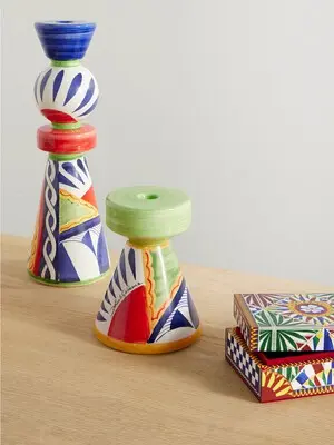 Dolce & Gabbana Painted Ceramic Candleholder