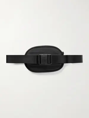 Perfect Moment Star Embroidered Quilted Belt Bag - Black