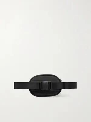 Perfect Moment Star Embroidered Quilted Belt Bag - Black