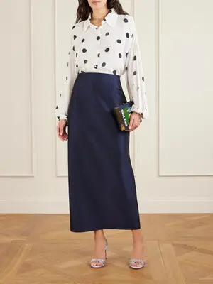 Bernadette Norma Taffeta Maxi Skirt