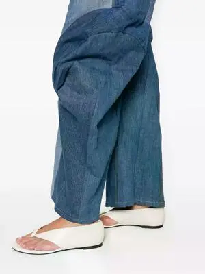 ANNI SALONEN Patchwork Ruffled Jeans
