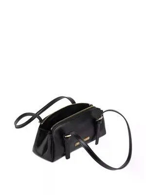 Moschino Buckle Shoulder Bag - Black