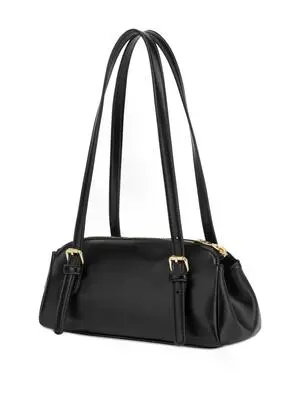 Moschino Buckle Shoulder Bag - Black