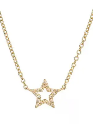 Rosa De La Cruz 18k Yellow Star-charm Diamond Necklace - Gold