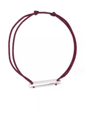 Le Gramme Cord Bracelet - Red