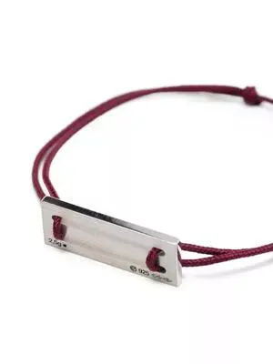 Le Gramme Cord Bracelet - Red