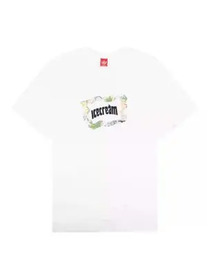 ICECREAM Flag Short-sleeve T-shirt - White