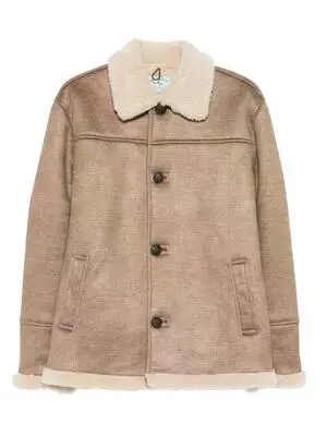 MC2 SAINT BARTH Shearling Collar Coat
