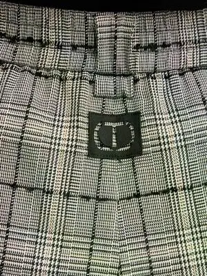 TWINSET Check Wide-leg Trousers