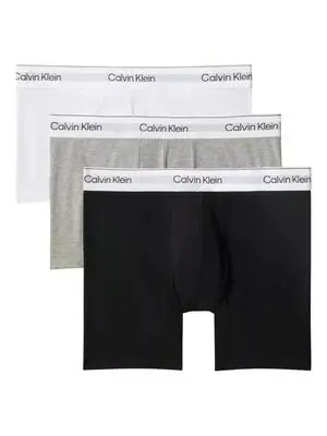 Calvin Klein Logo-waistband Boxers - Grey