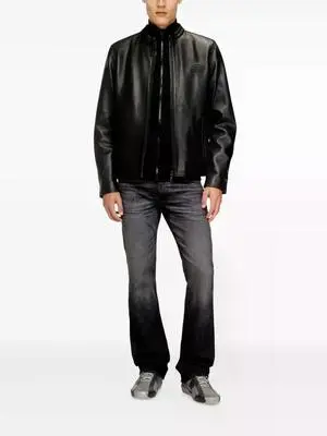 DIESEL® L-tad-wrd Leather Jacket