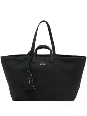 A.p.c. Le Drummer Toile Tote Bag - Black