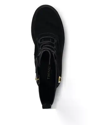 TWINSET Lace-up Combat Boots