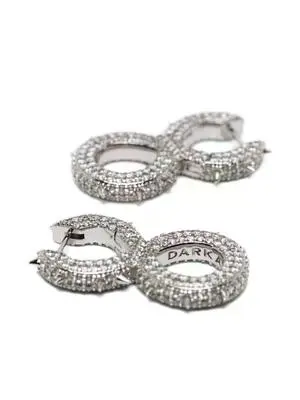 DARKAI Spiked Infinity Hoop Earrings
