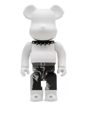 MEDICOM TOY X Andy Warhol X Rolling Stones Sticky Fingers Be@rbrick Figure 1000 - White