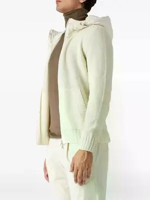 GRAN SASSO Hooded Knit Zip-up