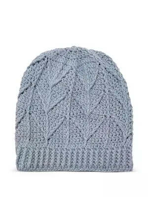 Chrome Hearts Star-patch Beanie - Blue