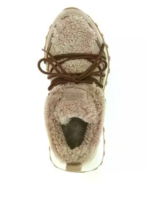 Brunello Cucinelli Monile Fur-lined Trainers