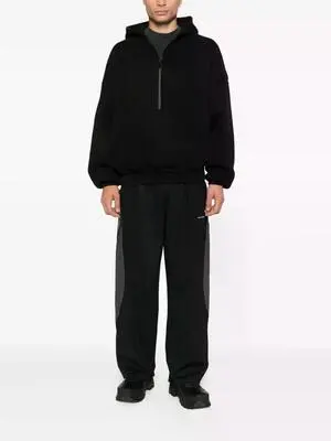 Fear Of God Zip Hooded Sweatshirt - Black
