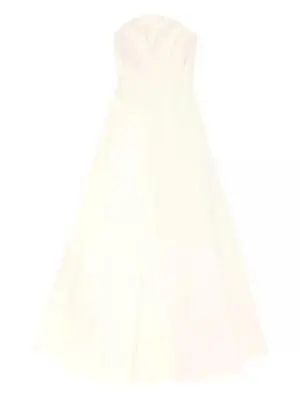 Solace London Strapless Flared Skirt Dress