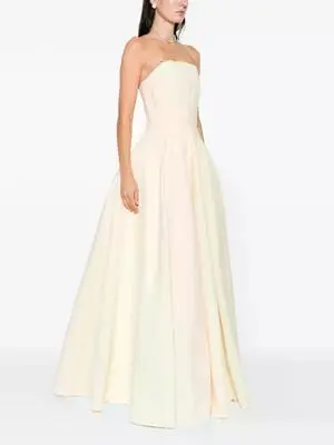 Solace London Strapless Flared Skirt Dress