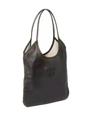 Miu Miu Ivy Leather Tote Bag