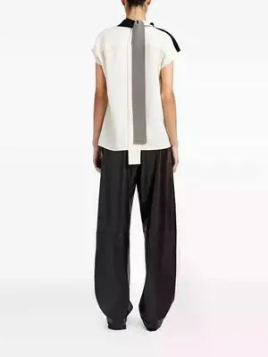 Proenza Schouler Elsa Drape-detail Blouse