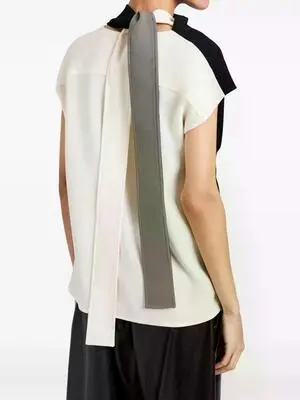 Proenza Schouler Elsa Drape-detail Blouse