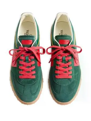 Valentino Garavani Upvillage Suede Sneakers - Green