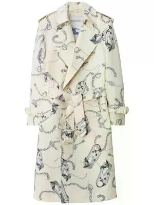 Burberry Printed Coats For Women