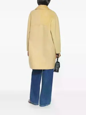 Maison Kitsuné Button Wool Coat