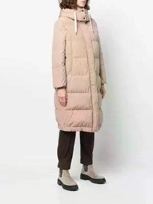 Brunello Cucinelli Drawstring Hood Padded Coat